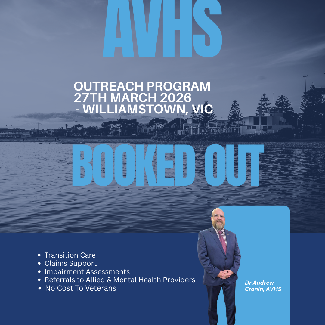 AVHS Outreach Program - Williamstown, VIC - Australian Veteran Health ...